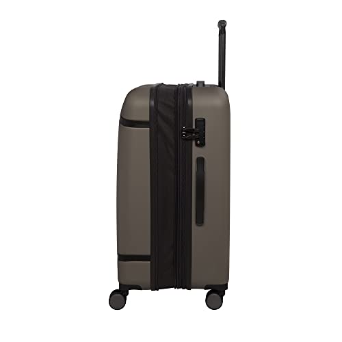 it luggage Quaint 31" Hardside Checked 8 Wheel Expandable Spinner, Cobblestone with Mulch Trim