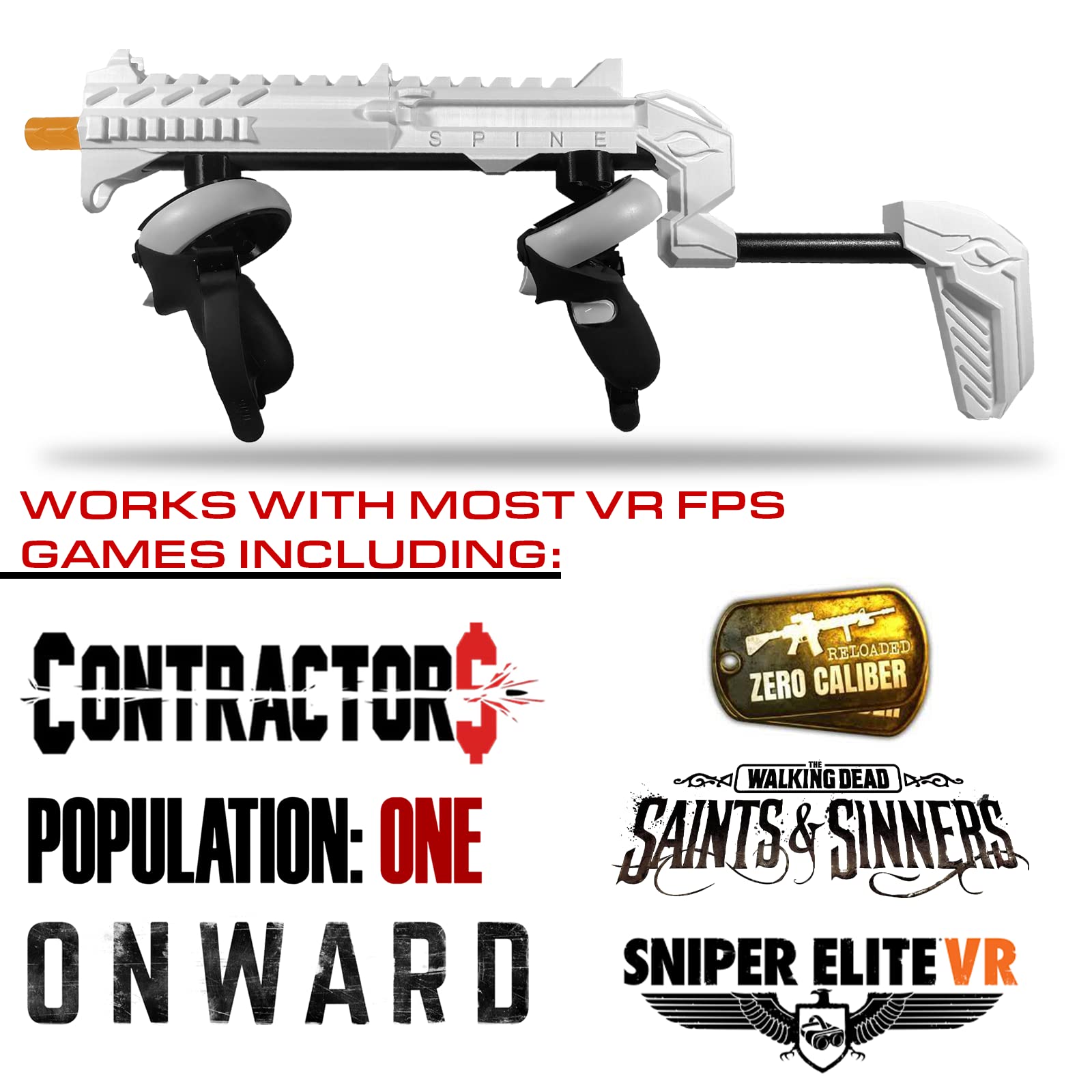Olen VR Spine Stock Accessory for Meta Quest 2