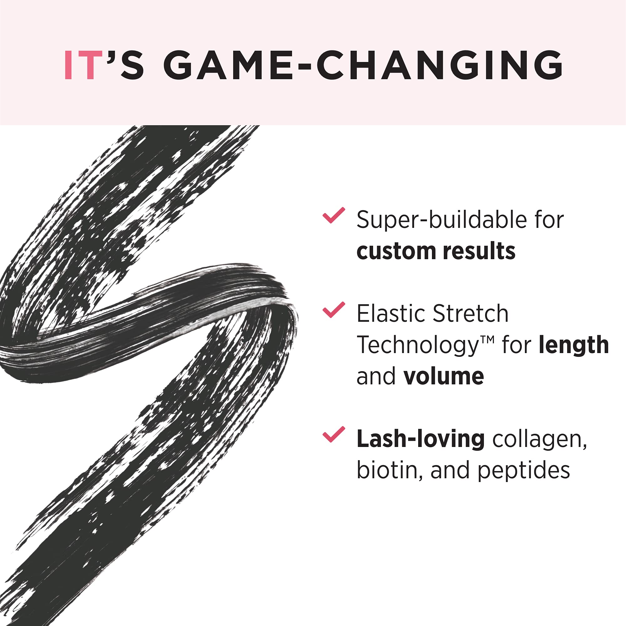 IT Cosmetics Lash Transformation Eye Makeup Set - Includes Full Size + Travel Size Superhero Volumizing & Lengthening Mascara - Lifts, Separates & Conditions Lashes - with Collagen, Biotin & Peptides