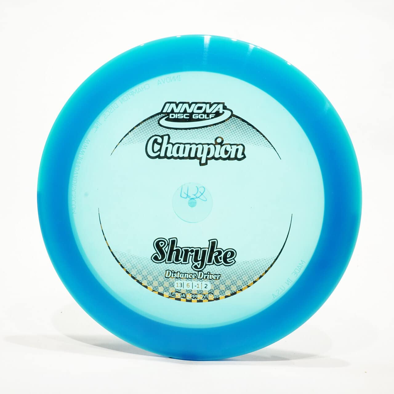 Innova Shryke (Champion) Distance Driver Golf Disc, Pick Weight/Color [Stamp & Exact Color May Vary] Blue 173-175 Grams