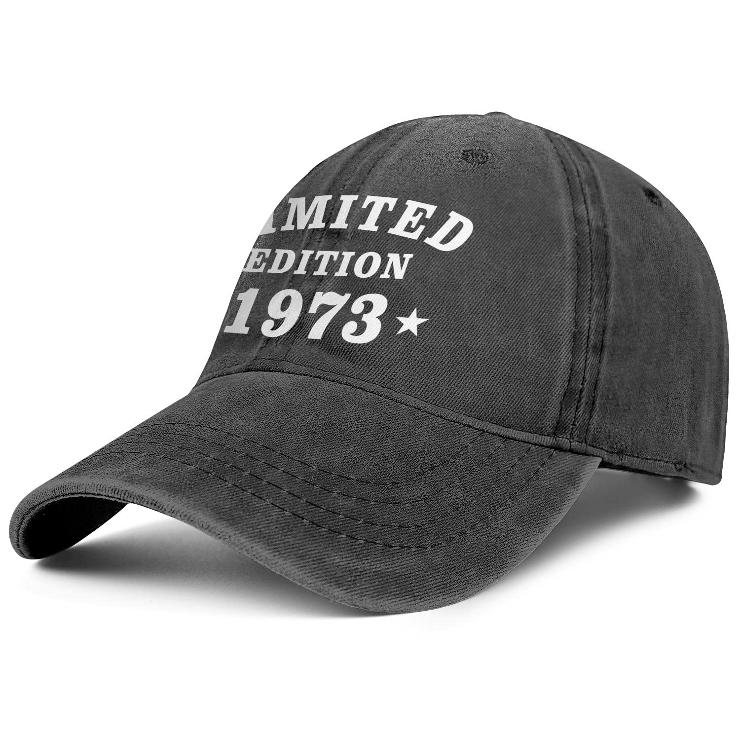IORTY RTTY 51th Birthday Gifts for Men Women Hat Baseball Cap Black Limited Edition 1973