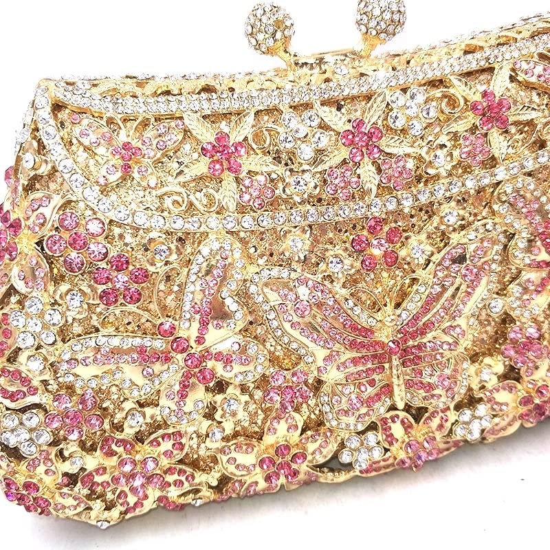 MJWDP Clutches Women Evening Party Bag Crystal Purses Crystal Clutches Bridal Wedding Party Small Purses