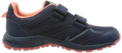 Jack Wolfskin Woodland Texapore Low Vc K Hiking Boot, Dark Blue/Rose, 11 US Unisex Big Kid
