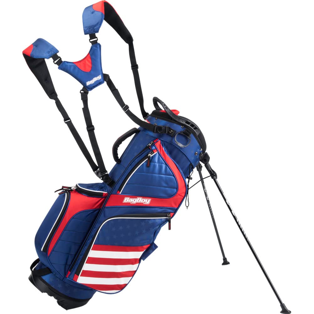 HB-14 Hybrid Stand Bag,Blue/Red/White