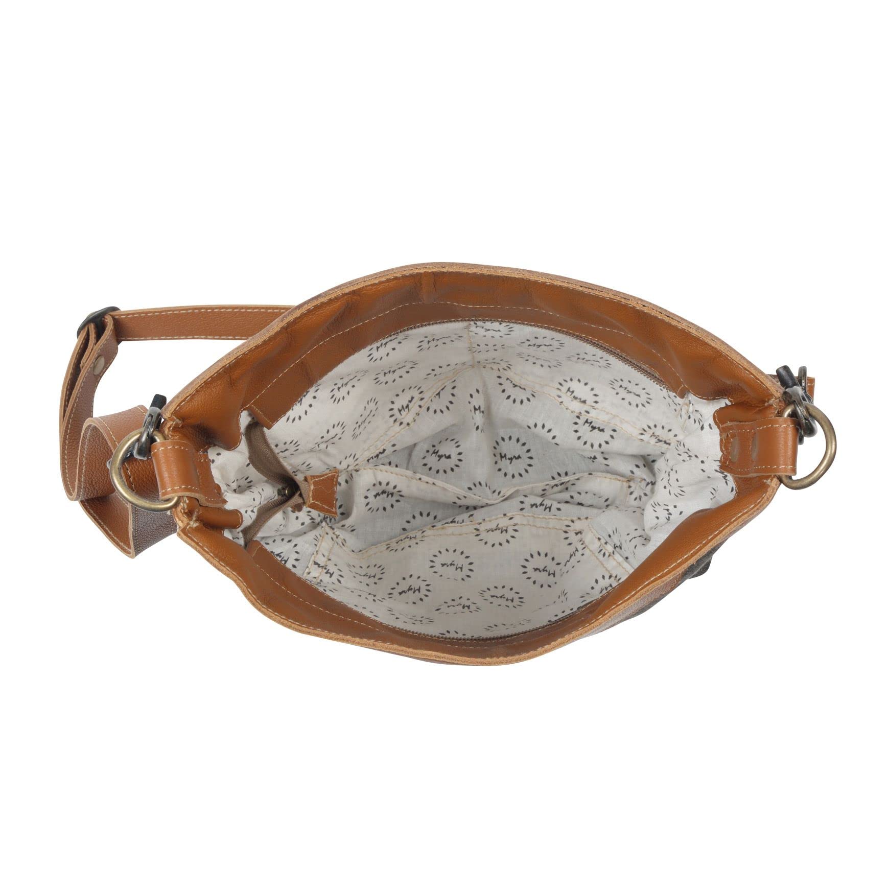 Myra Bag Blue Spring Hand-Tooled Bag S-4387