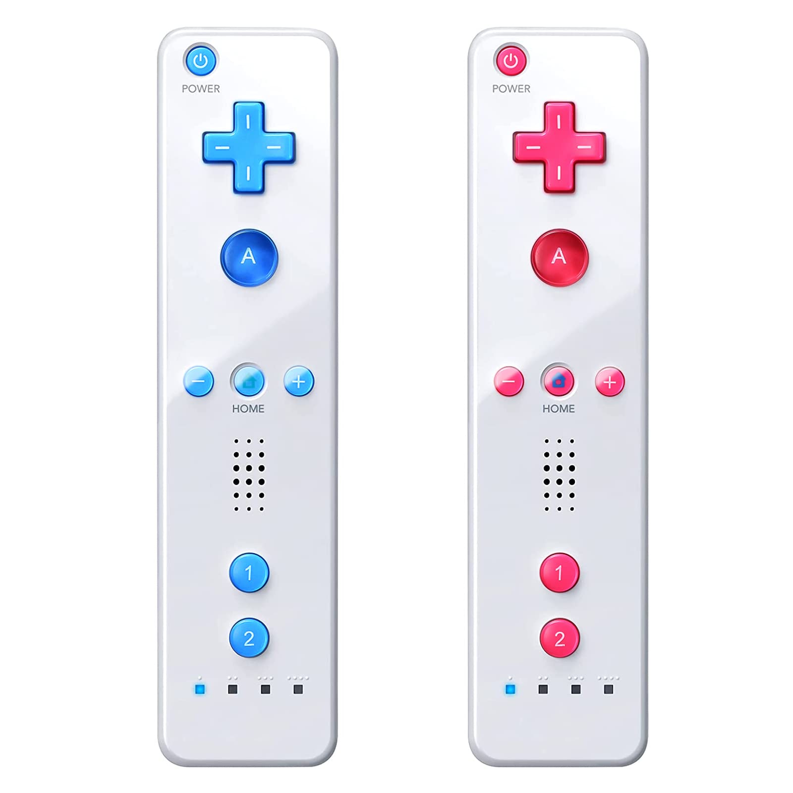 JYELUK Wii Controller 2 Pack,Wii Remote Controller Compatible with Nintendo Wii,with Wrist Strap and Case
