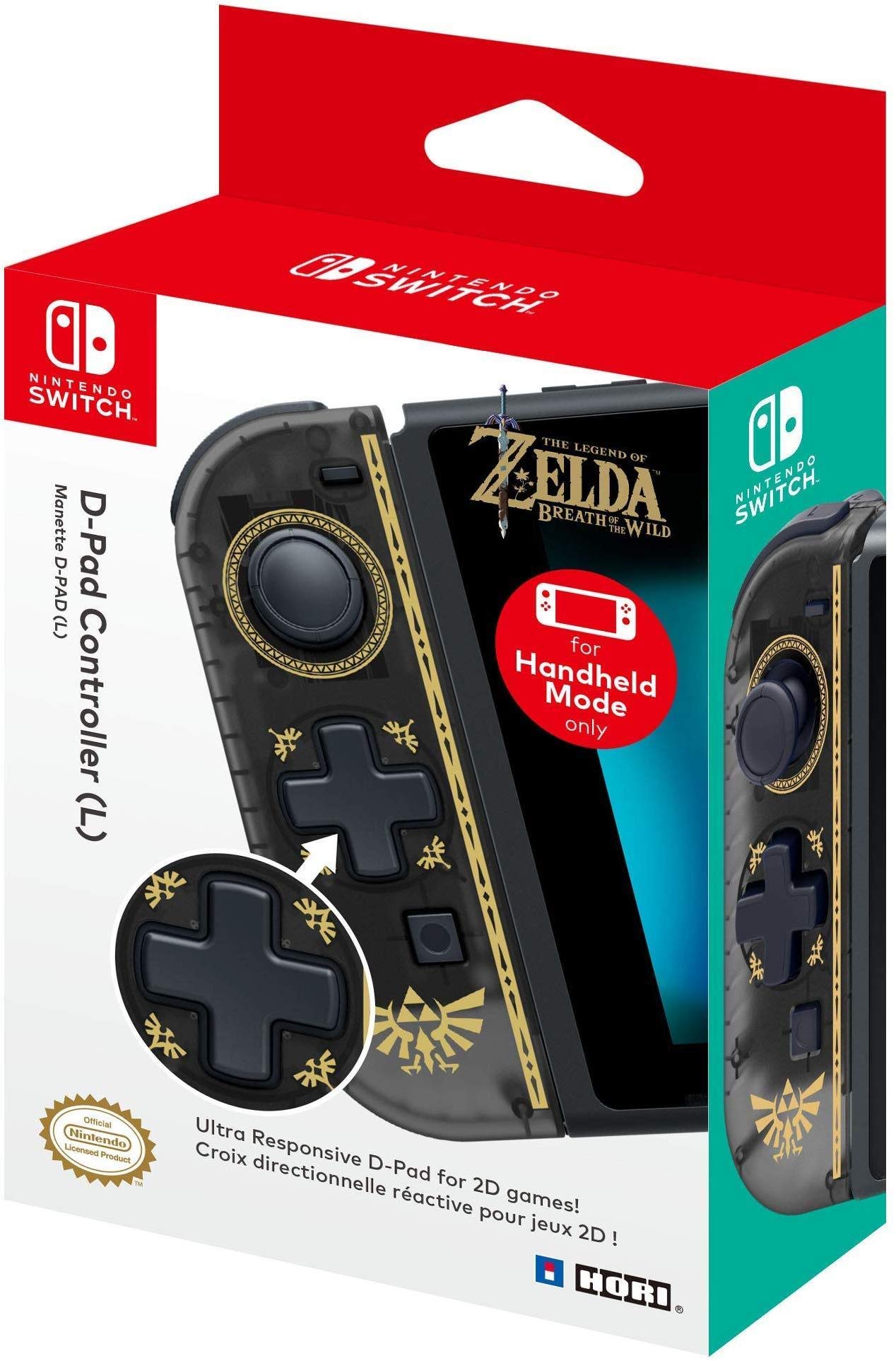 HORI D-Pad Controller (L) (Zelda) Officially Licensed - Nintendo Switch (Renewed)