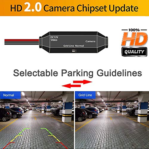 HD 1280x720p Reversing Camera Integrated in Number Plate Light License Rear View Backup Camera Waterproof Night Vision for Toyota RAV4/Venza/Matrix/Prius / CT200H 2013-2015
