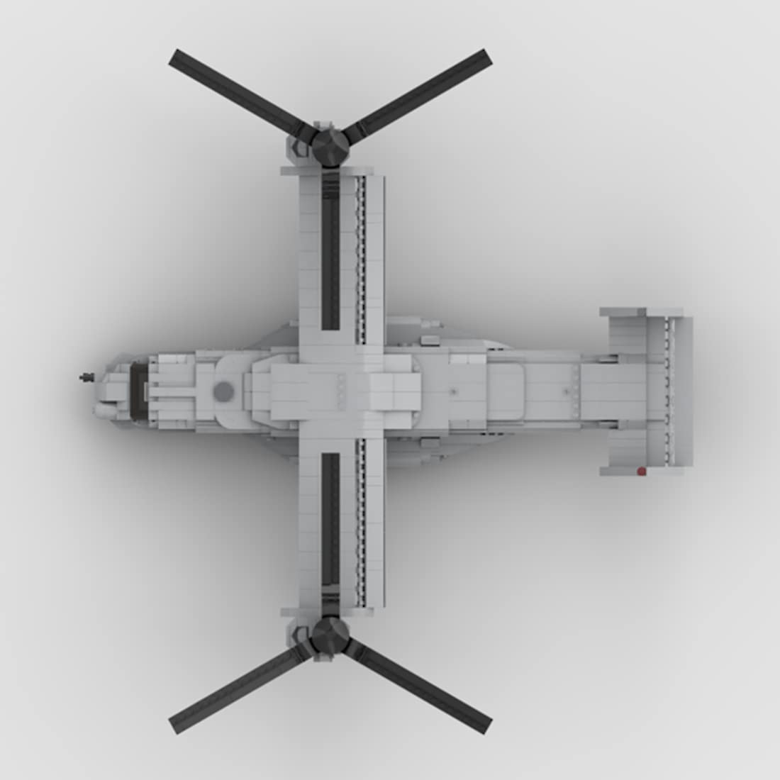 Ottima MOC-85595 V-22 Military Helicopter Model Sets, Military War Aircraft for Kids Compatible with Lego Technic Creator - 1608Pcs
