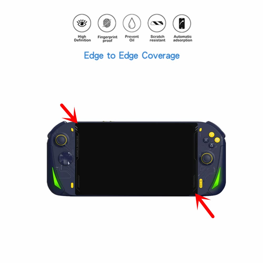 MIHENCE [ 3PCS Compatible for AOKZOE A1 Screen Protector, PET Premium Real HD Protective Film Compatible for Aokzoe A1 8 Inch Mini Handheld Game Console