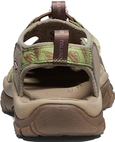 KEEN Women's Newport H2 Closed Toe Water Sandals, Smokey Bear/Tarragon, 6.5