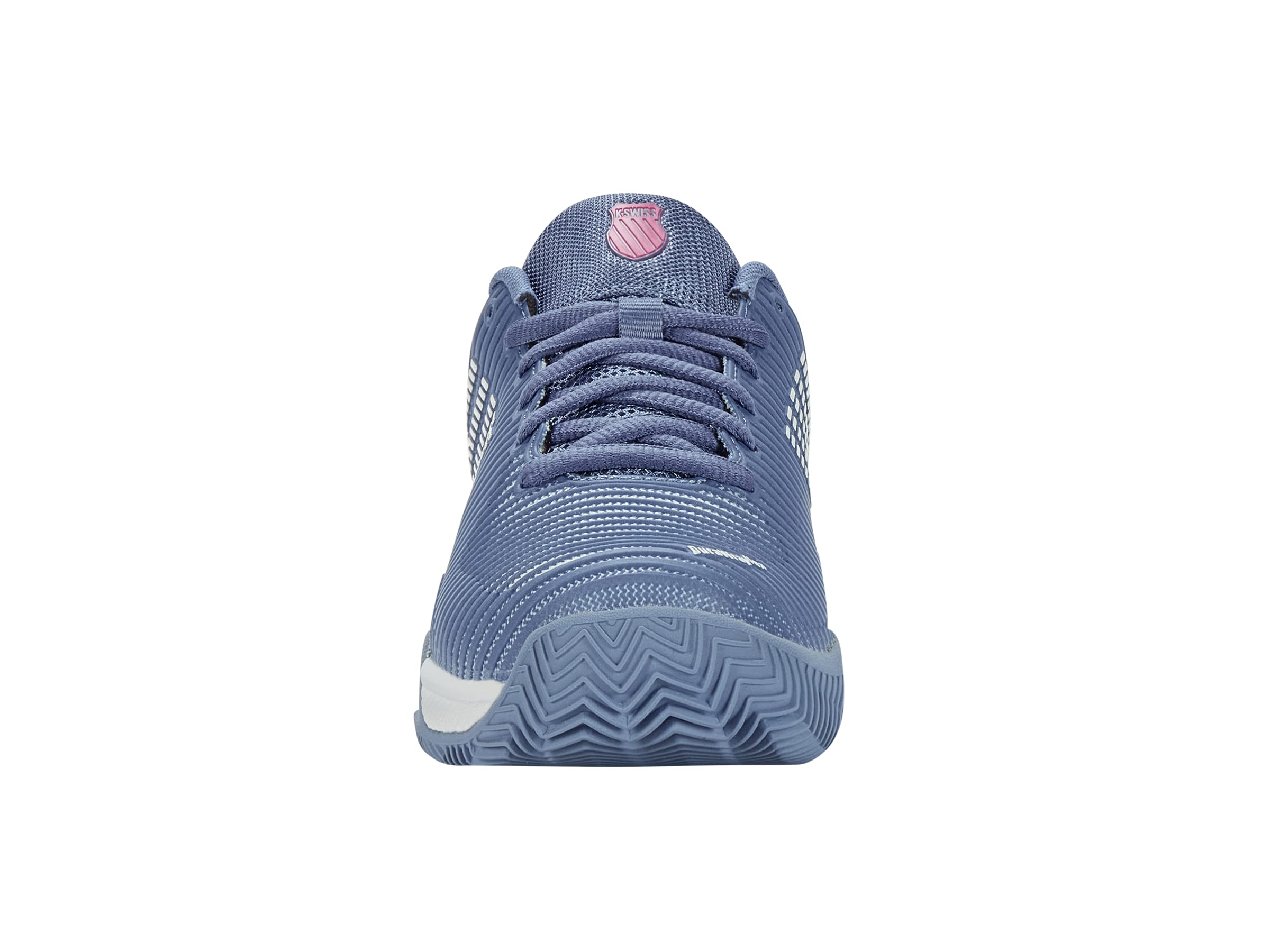 K-Swiss Women's Hypercourt Express 2 HB Tennis Shoe, Infinity/Blue Blush/Carmine Rose, 10 M
