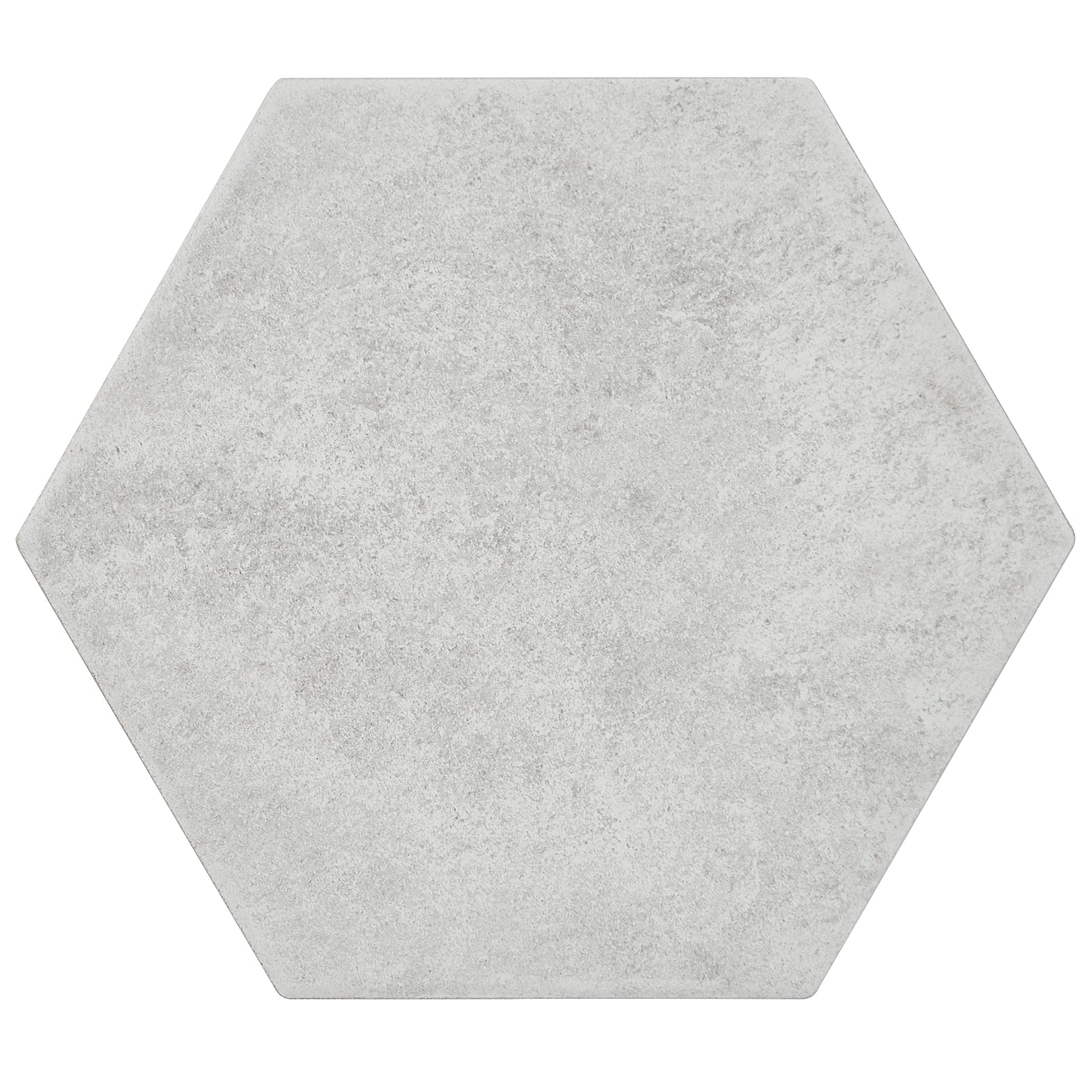Ivy Hill Tile Hayes Blanco 8 in. Matte Porcelain Kitchen, Bathroom, Backsplash, Floor and Wall Terracotta Look Hexagon Tile Sample (Hayes Hexagon)