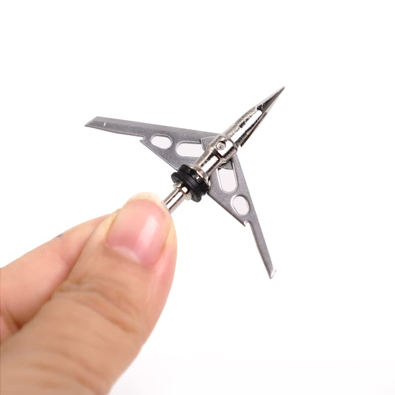 Lehuo Broadheads 100 Grain 125 Crossbow Arrows Bow Hunting Archery Accessories 12Pack (12)