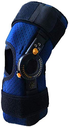 Knee Brace Knee Brace Support, ROM Adjustable Immobilizer Knee Support Orthopedic Guard Protector for Knee Fracture Ligament Strain, Meniscus Injury (Size : A(Small))