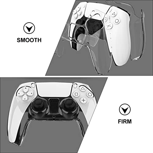 Mobestech 2pcs Protection Handle Color Conter Pad Cover Case Transparent Game Bundle Protector Gamepad Storage Accessories