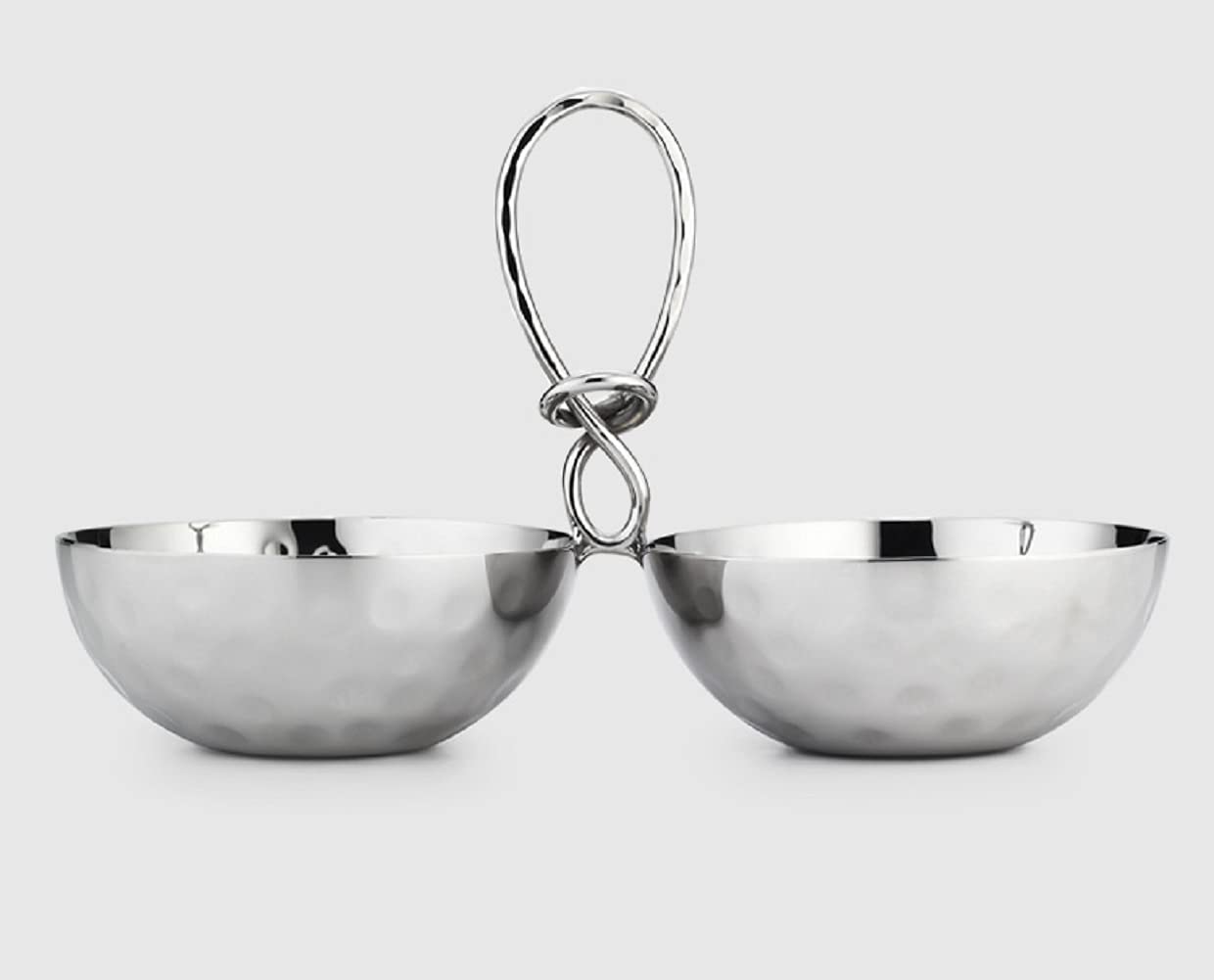Mary Jurek Design Opus 2 Bowl Set with Double Loop, 8.5-Inch, Stainless Steel