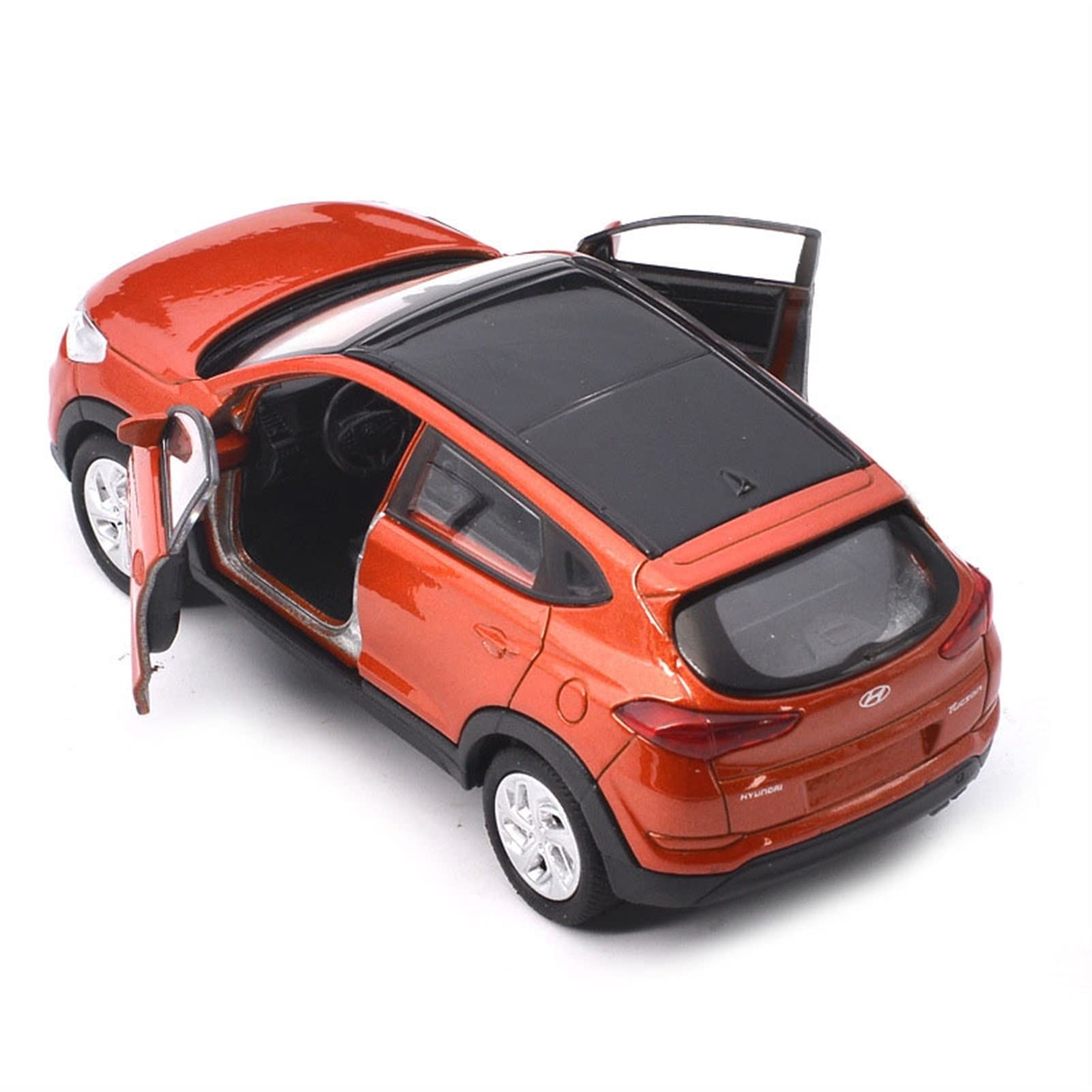 LUTPOL Die Casting 1:36 Scale Alloy Pull Back High Imitation for Hyundai Tucson SUV Model Toy Car Diecasts Metal Model Children's Gifts Toys Vehicle Unzip Toy ( Color : Light Yellow )