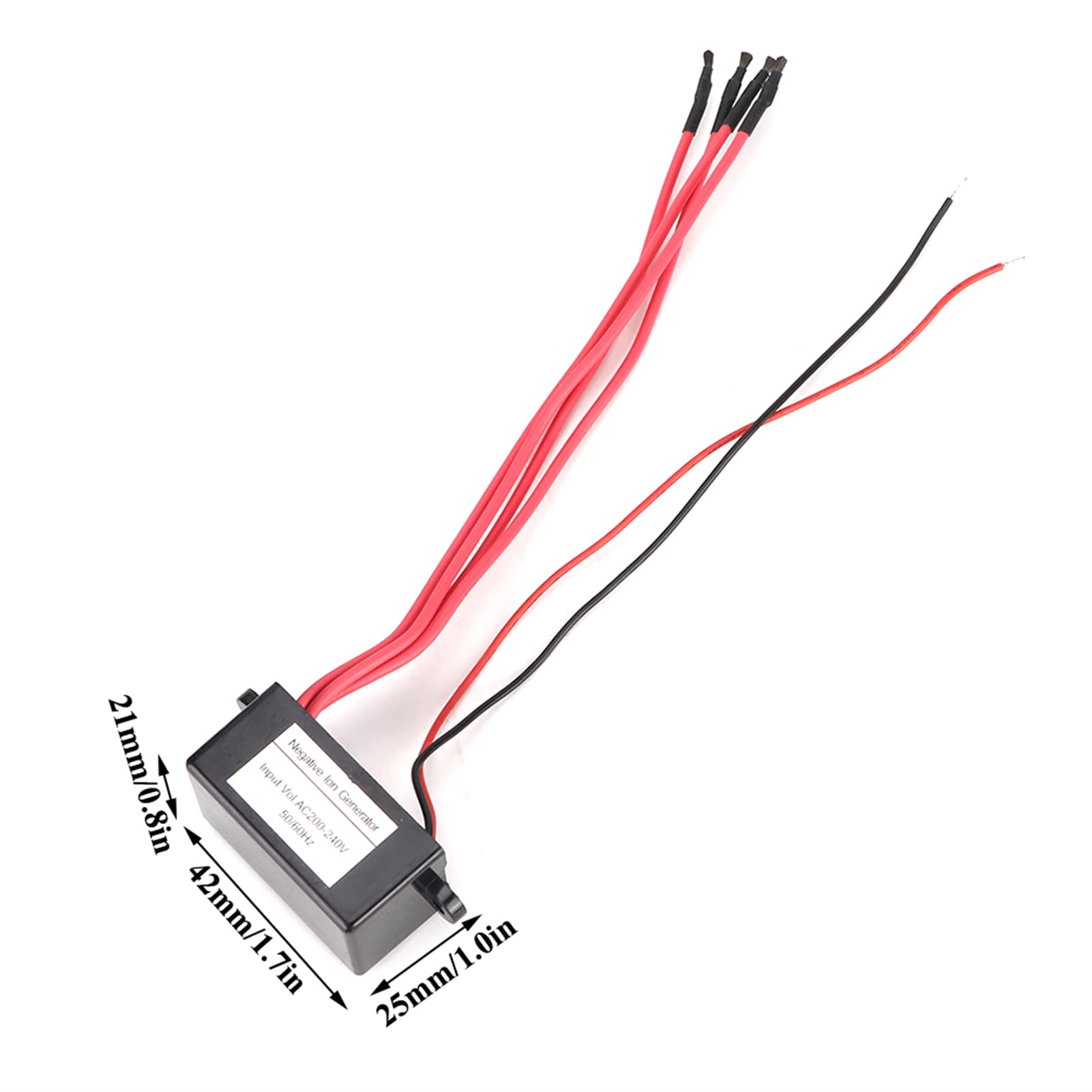 Negative Ion Generator, Home Anion Negative Ion Generator Ionizer Module Mini Air Purifier 4 Negative Line for Refrigeration Air Purifiers (AC200 240V) (DC12V)