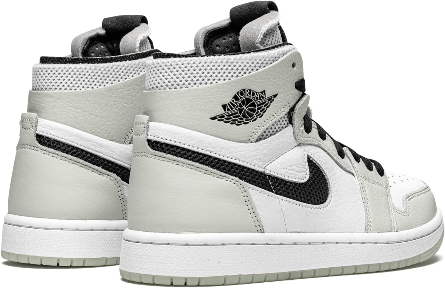 Jordan Nike Women's WMNS Air 1 Zoom CMFT Light Bone, Sea Glass/Black/White, 11W