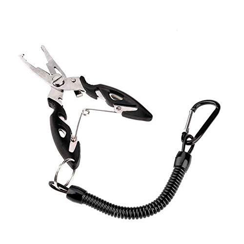 JBZD Rope 1PC Fishing Lanyards Boating Ropes with Camping Carabiner Secure Lock Tools Hardware Secure Lanyards Lock Rope Tool Accessories Strong and Durable Rope (Color : Rope with Piler)