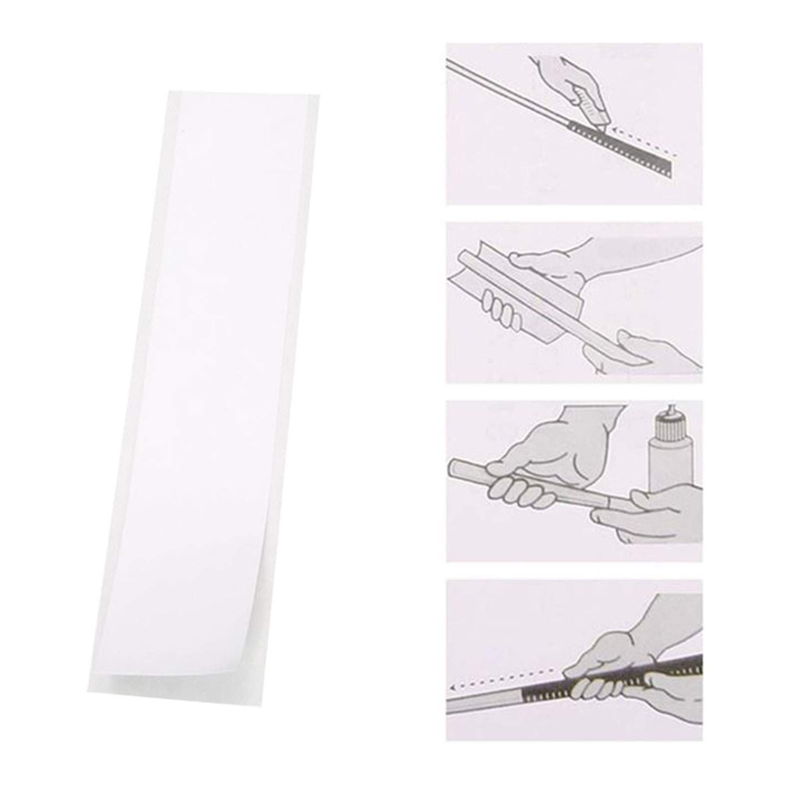 ITROLLE Golf Grip Tape 13PCS 5 x22cm/2x9inch Strong Adhesiveness Double Sided Club Tape Strips For Golf Grip Set Golf Rubber Strips