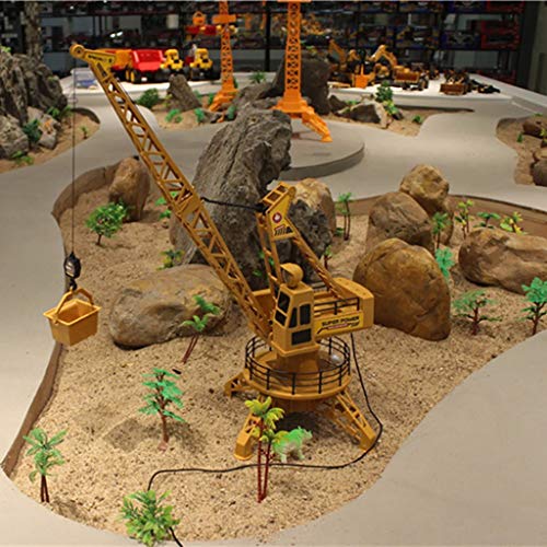 IFOTIME Engineering Gifts Set DIY Control Vehicle Toy Tower Electric Kid Remote Helicopter Looping (Yellow, One Size)
