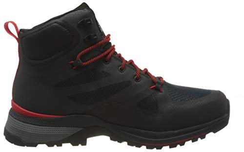 Jack Wolfskin Men's Force Striker Texapore Mid M Hiking Boot, Phantom/Red, 11.5