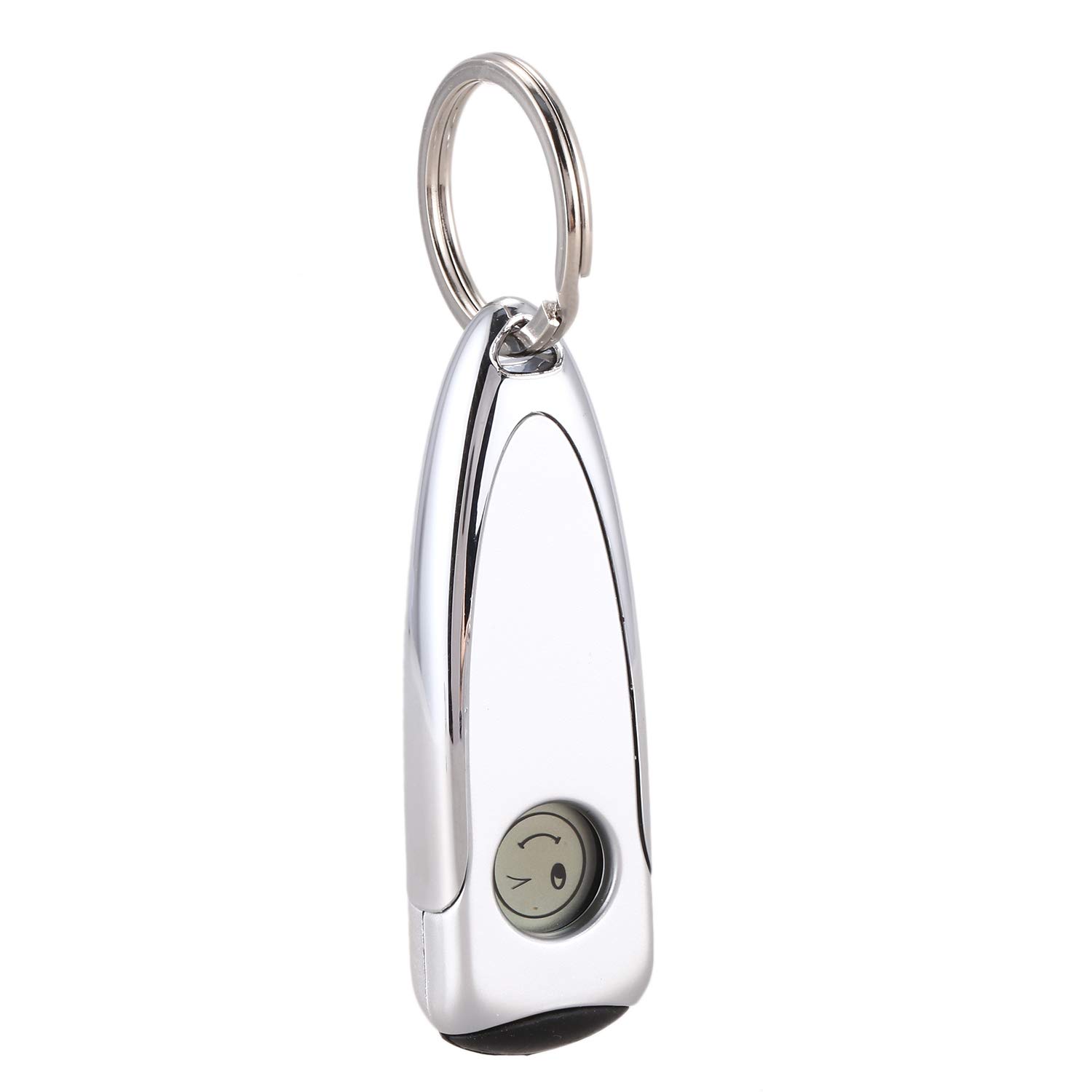 OWLEEN Silver Tone LCD Anti-Static Static Discharger with Metal Keyring