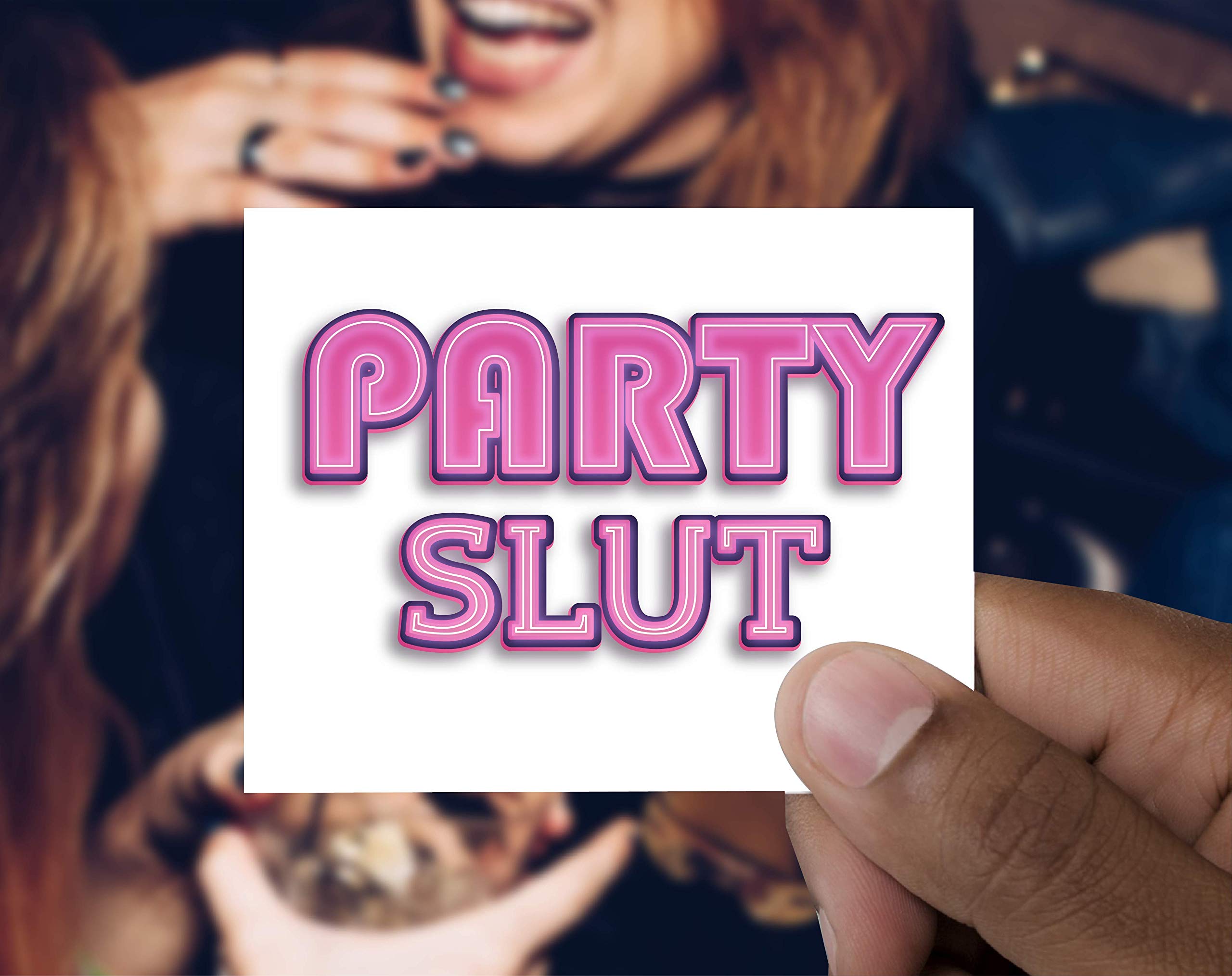 Kink Ink - 34 x "Slut" Temporary Tattoo Kinky A4 Sheet