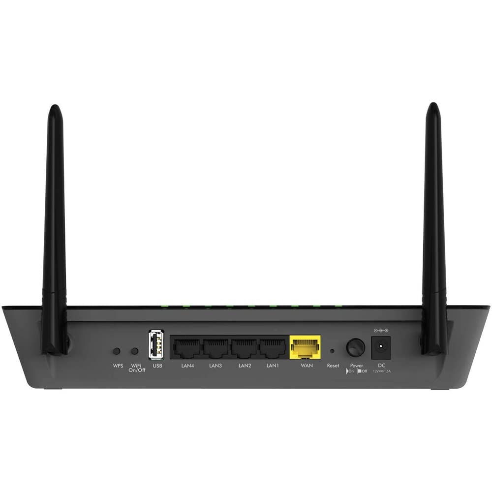 Netgear R6220-100INS AC1200 Dual-Band Long Range WiFi Router 1.2Gbps R6620 Bundle with 1 YR CPS Enhanced Protection Pack (Renewed)