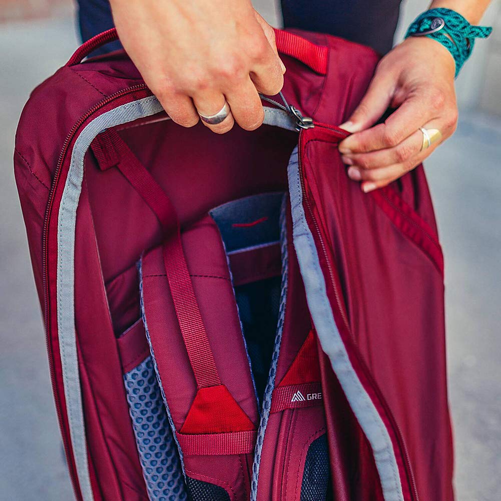 Gregory Mountain Products Tribute 40 Travel Backpack,Bordeaux Red,One Size