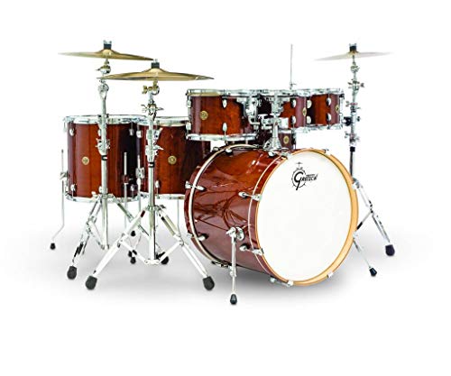 Gretsch CM1E826PWG 2014 Catalina Maple 6-Piece Shell Pack with Free Additional 8" Tom - Walnut Claze