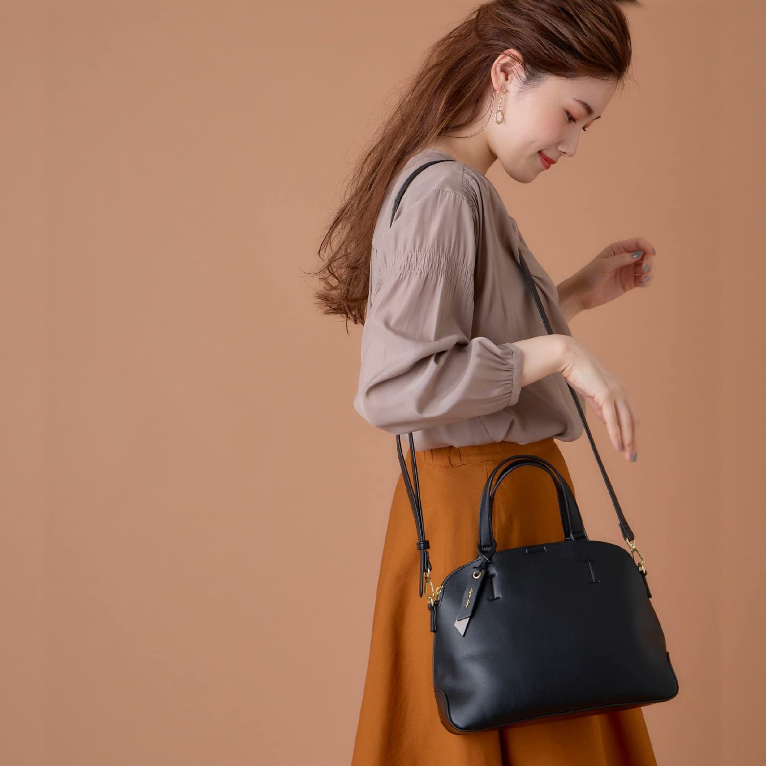 legato largo(レガートラルゴ) Tote Bag, Black (Black 19-3911tcx)