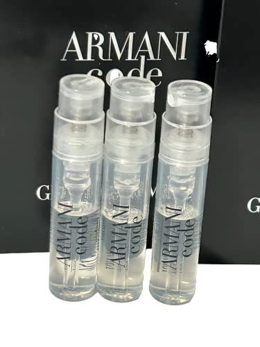 GIORGIO ARMANI Men ARMANI CODE PARFUM Sample Spray Perfume 1.2ml /.04 oz - 3 PCS set