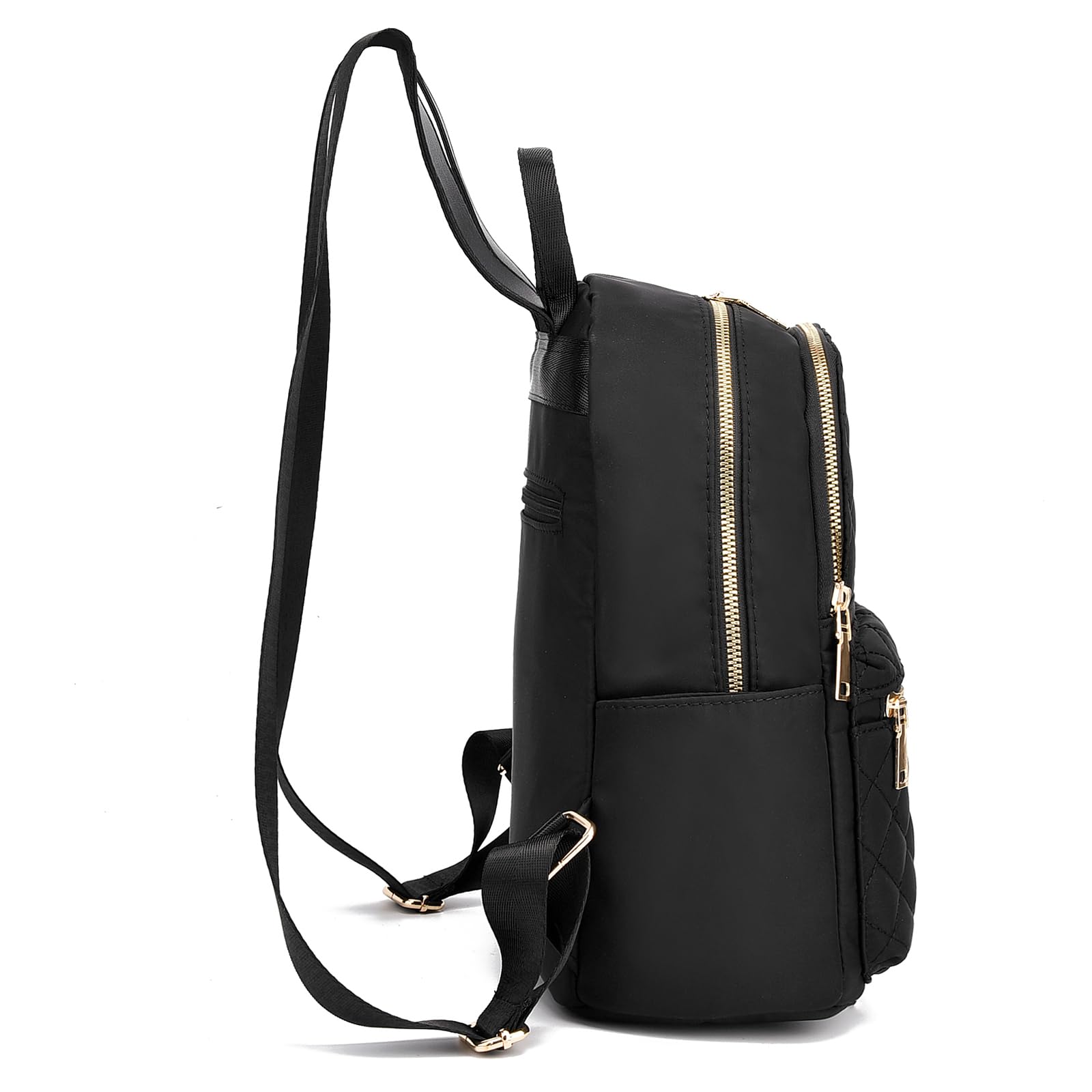 IHAYNER Backpack Purse for Women Nylon Casual Backpacks Quilted Pattern Small Daypack Shoulder Bags