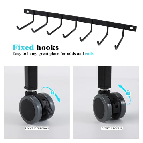 Weight Rack for Home Gym Dumbbells, 3 Tier Home Gym Workout Equipment Organizer for Dumbbells, Kettlebells, Foam Rollers MK19