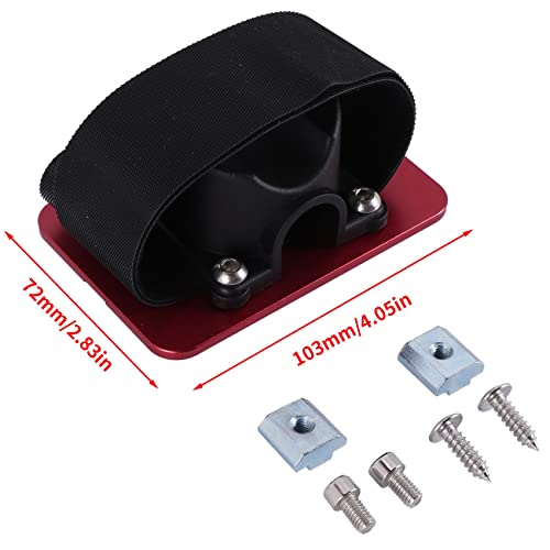 MACIMO Bicycle Car Rear Suction Cup Bicycle Rear Wheel Roof Rack Mount Bike Roof Cycling Accessories 103X72mm,Red