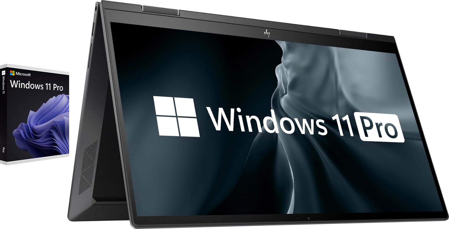 HP 15.6" Touchscreen 20GB RAM 1TB SSD Envy x360 Laptop, Windows 11 Pro, 2-in-1, Backlit Keyboard, AMD Ryzen 5 5625U 6-Core Processor, FHD 1920x1080 Display, Amazon Alexa Compatible, HDMI, USB-C