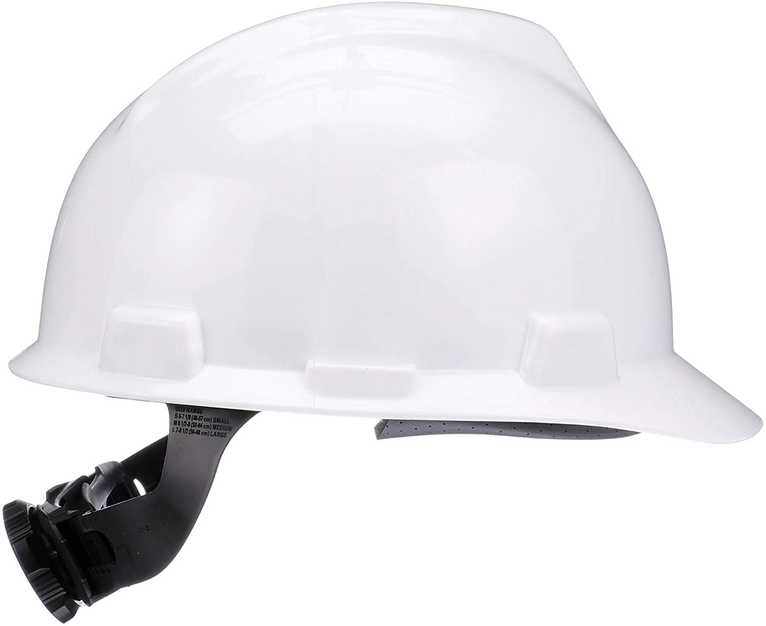 MSA 475358 V-Gard Cap Style Safety Hard Hat, White & G & F 41113 Industrial Safety Vest with Reflective Stripes, Neon Orange