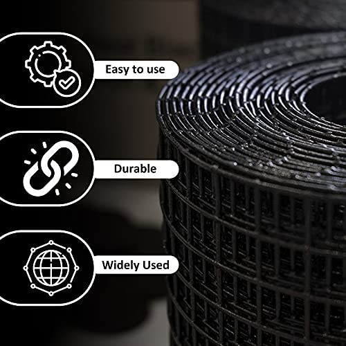 MEFBANT Solar Panel Bird Guard Mesh 7.99In x100 Ft 70 Aluminum Fasteners Solar Critter Guard Solar Panel Pigeon Guard Bird proofing Solar Panel Bird mesh PVC Coated Galvanized net Pigeon Deterrent