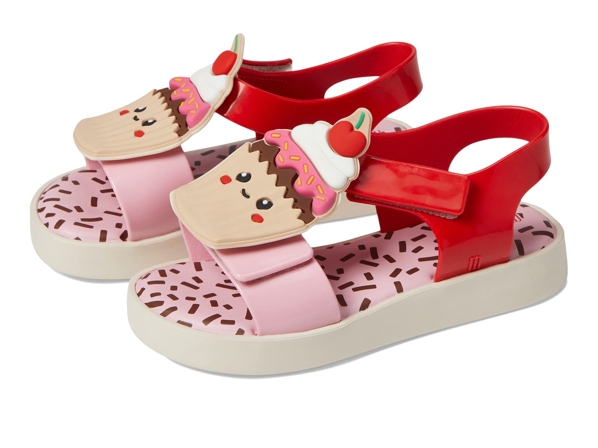 mini melissa Girl's Jump Candy BB (Toddler/Little Kid) Pink/Red/Yellow 10 Toddler M