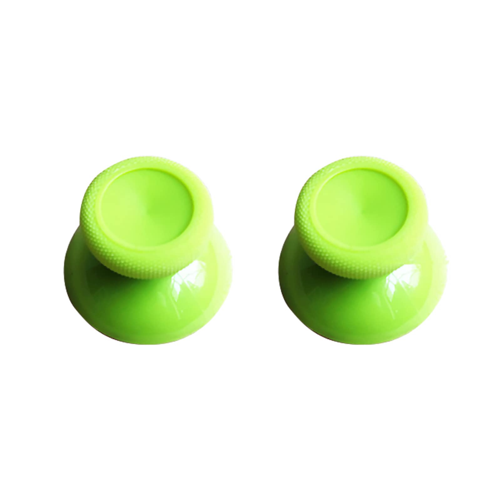 Pack 2 Fluorescent Green Extra Analog Joystick Thumbsticks Covers Replacement, Compatible with for Xbox One / S Wireless Controllers, Original DIY Joy Thumb Stick Caps Toppers Fix Parts