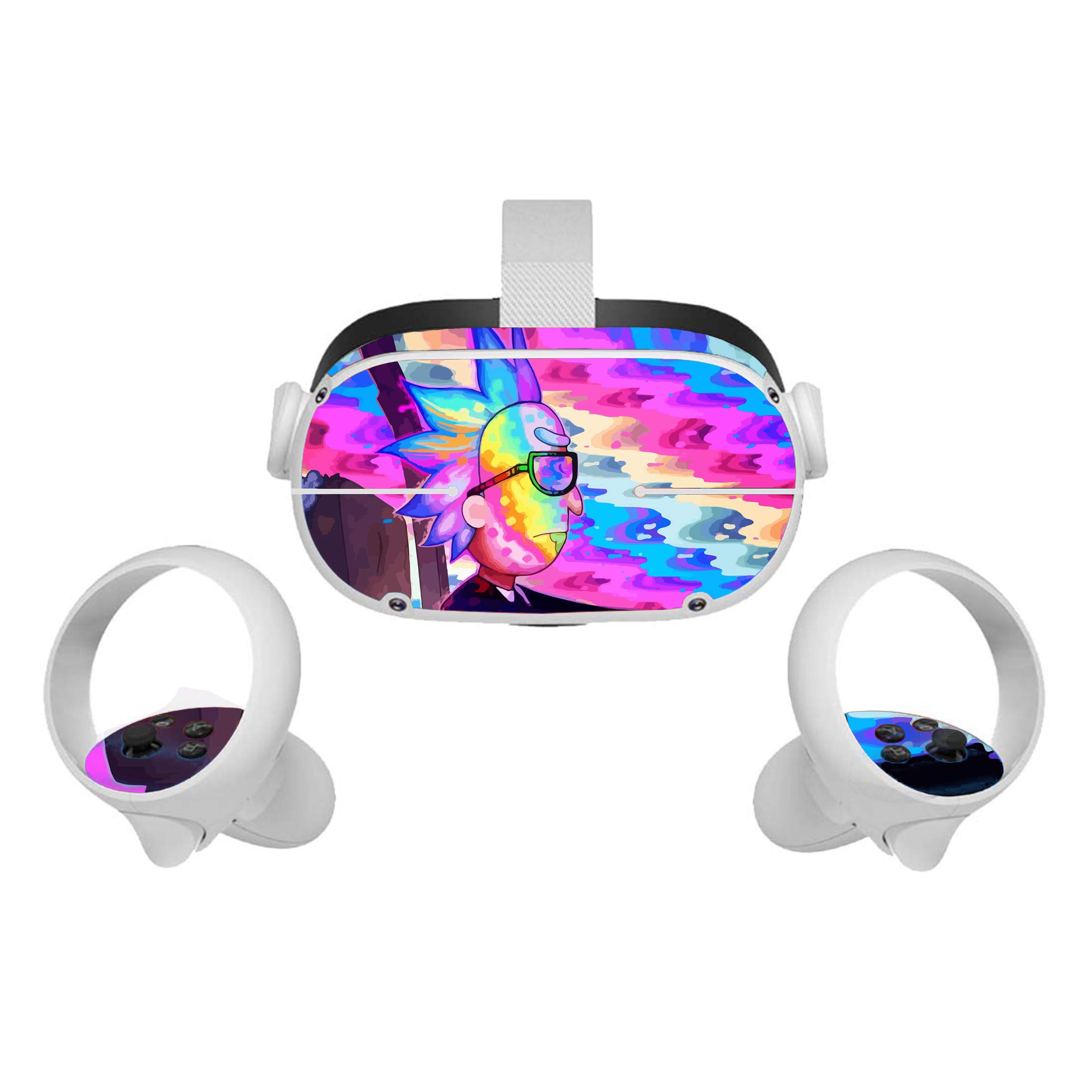 Mad Scientist Cartoon Movie Oculus Quest 2 Skin VR 2 Skins Headsets and Controllers Sticker Protective Decal Accessories