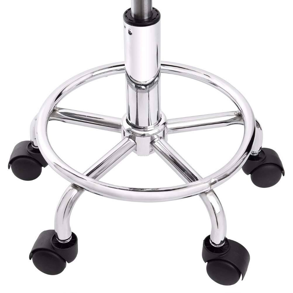 Salon Stool, Hydraulic Saddle Salon Spa Rolling Chair Massage Chair No Backrest, for Office Massage Facial Spa Tattoo Beauty Barber