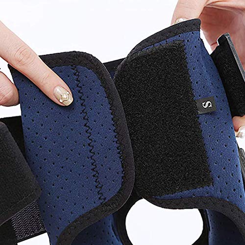 Knee Brace Knee Brace Support, ROM Adjustable Immobilizer Knee Support Orthopedic Guard Protector for Knee Fracture Ligament Strain, Meniscus Injury (Size : A(Small))