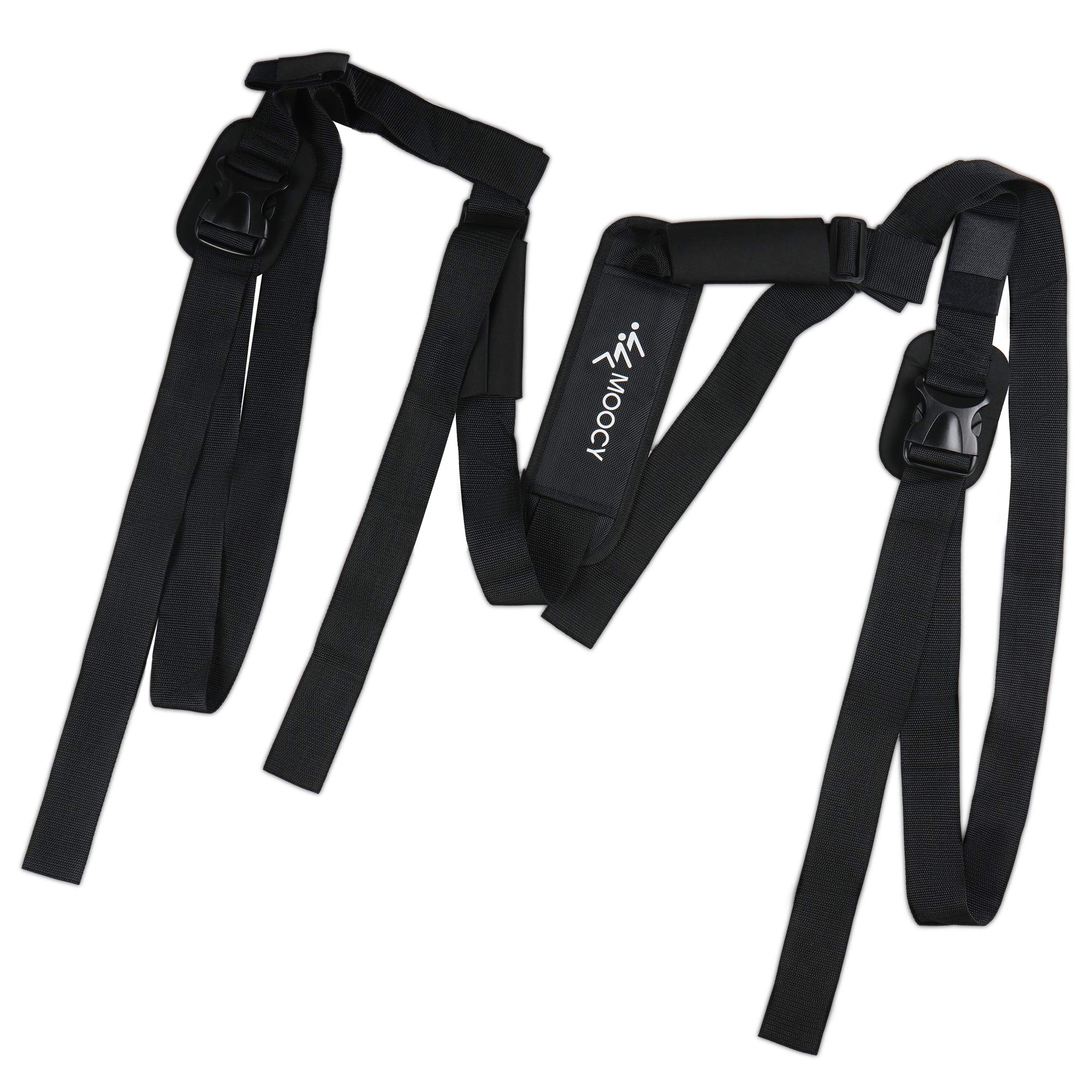 Ikerall Multi-use SUP Shoulder Carry Strap Soft Kayak Storage Sling, Adjustable Length Nylon Carry Sling with Metal Buckle for Surfboard Canoe Paddle Board Carrying Accessories