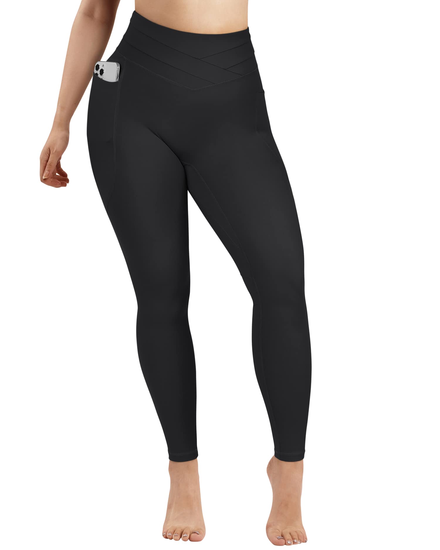 KUNISUIT Scrunch Butt Lifting Workout Leggings for Women Booty High Waisted Yoga Pant Seamless Gym Tights(M,Black-85