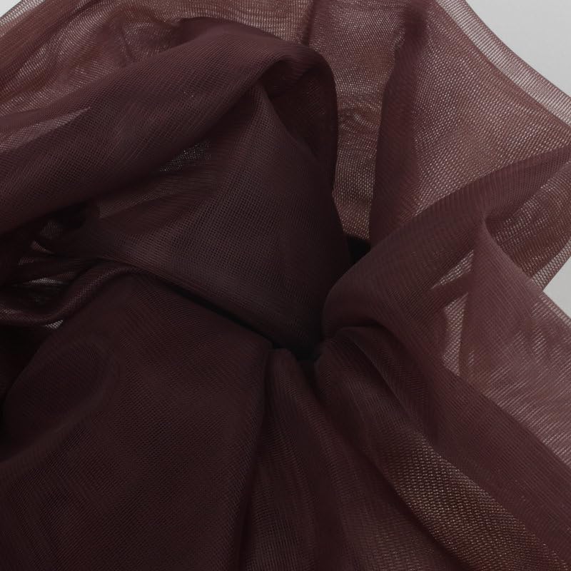 Power Corset Mesh Fabric, Non Stretch Mesh Net for Transparent Corset Base, Couture Dress, Wedding, Prom Gown,Pre-Cut 5 Yards Long 60" Wide (Dark Nude, 5 Yard pre Cut)