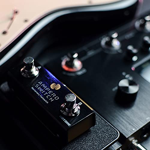 Hotone Dual Footswitch Pedal Momentary 2-Way Pedal Foot Switch Controller Ampero Switch 6.35 mm